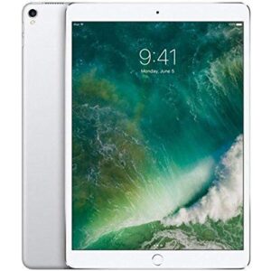 apple ipad pro 10.5in (2017) 64gb, wi-fi - silver (renewed)