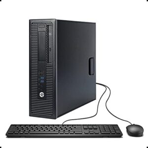 hp prodesk 600 g1 sff slim business desktop computer, intel i5-4570 up to 3.60 ghz, 8gb ram, 256gb ssd, dvd, usb 3.0, windows 10 pro 64 bit (renewed)