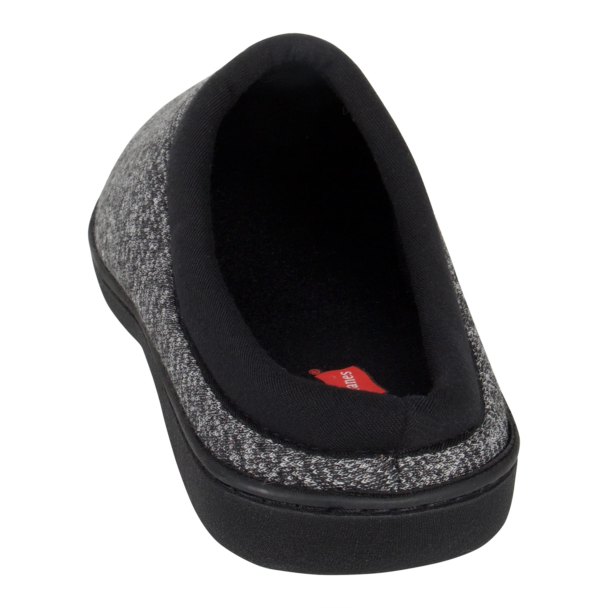 Hanes Comfort Soft Memory Foam Indoor Outdoor Clog Slipper Shoe - Men’s and Boy’s Sizes, Black, 2X-Large