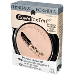 covertoxten50 (covertoxten 50) translucent medium 2737, 0.3 oz (9g) - wrinkle formula face powder l