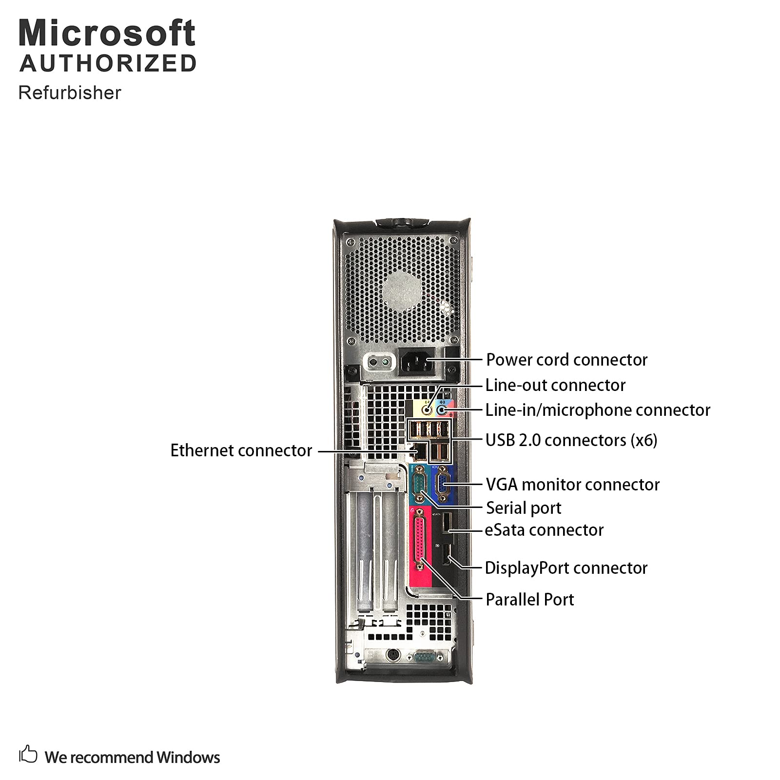 Dell Desktop Complete Computer Package with Windows 10 Home C2D 2.2G, 4G, 160G, DVD,W10H64,WIFI, 22 LCD (Brand May Vary) (Renewed) (4G/160G+22inLCD)