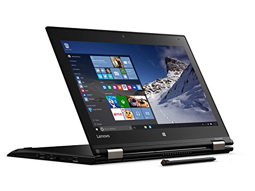 Lenovo Thinkpad Yoga 260 2-in-1 Business Laptop - 12.5in; IPS Touchscreen (1366x768), Intel Core i5-6200U, 180GB SSD Opal2, 8GB DDR4, Backlit Keys, Windows 10 Pro - Black (Renewed)