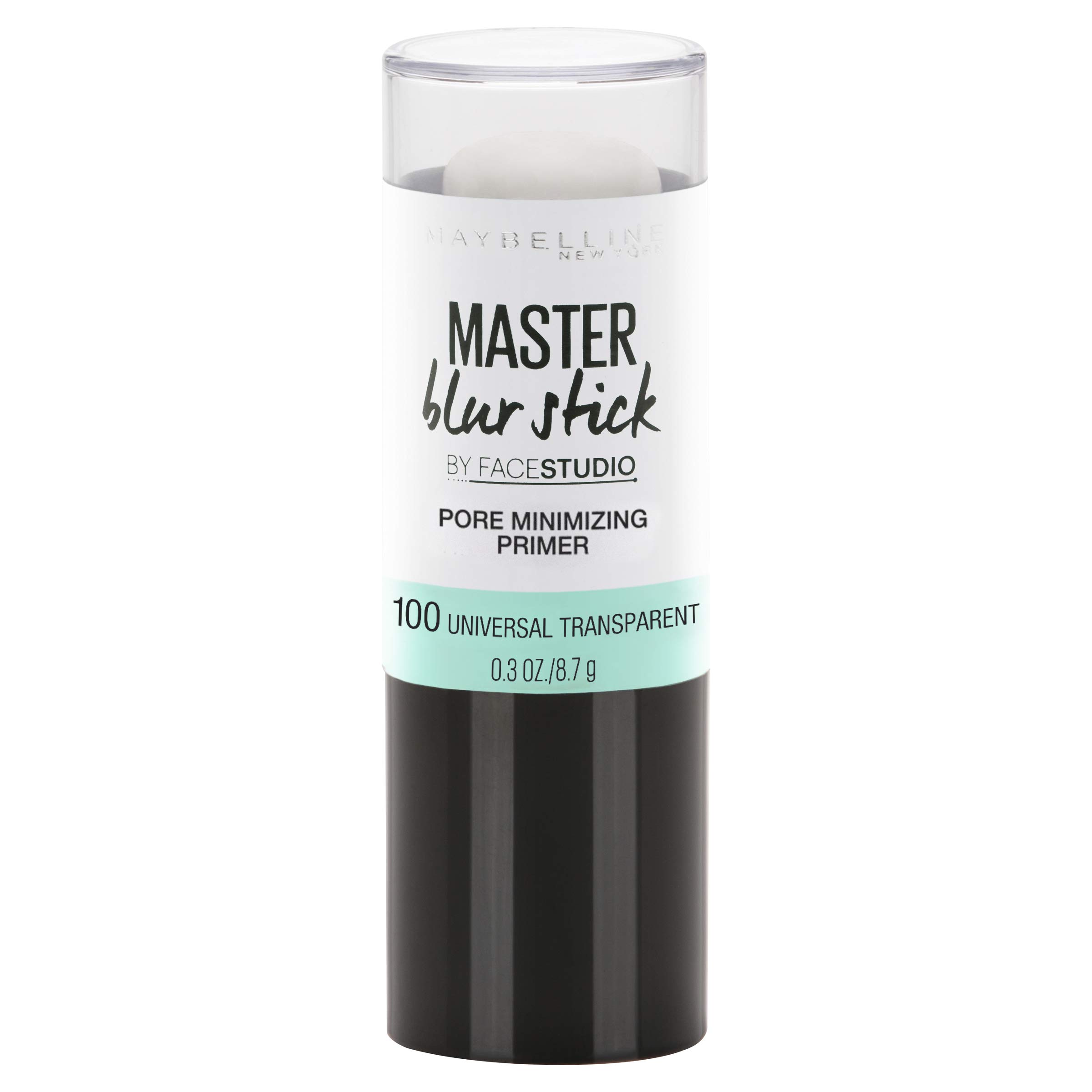 Maybelline New York Facestudio Master Blur Stick Primer Makeup, Universal Transparent, 0.3 oz.