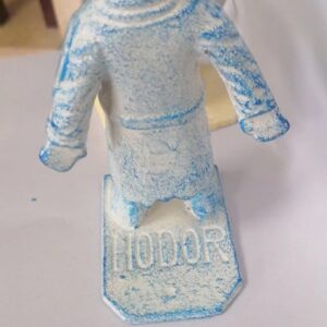 Hold The Doorstop Hodor Door Stop Cast Iron (White & Blue)