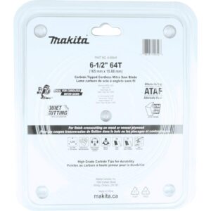 Makita A-99948 6-1/2" 64T Carbide-Tipped UltraThin Kerf Saw Blade