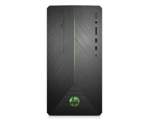 hp pavilion gaming pc desktop computer, amd ryzen 5 2400g, amd radeon rx 580, 8gb ram, 1tb hard drive, windows 10 (690-0020, black)