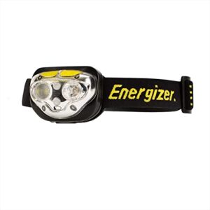 energizer vision led headlamp, bright headlamp for camping, water resistant emergency light, includes batteries, pack of 1