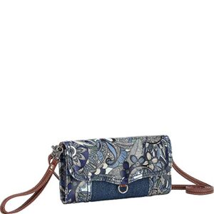 Sakroots Thea Phone Wallet Crossbody Sage Spirit Desert One Size