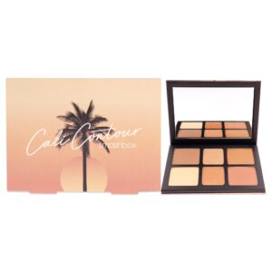 the cali contour blush, highlighter, & bronzer face palette, light to medium