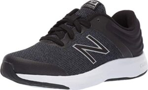 new balance women's ralaxa v1 walking shoe, black/silver metallic/white, 7 w us