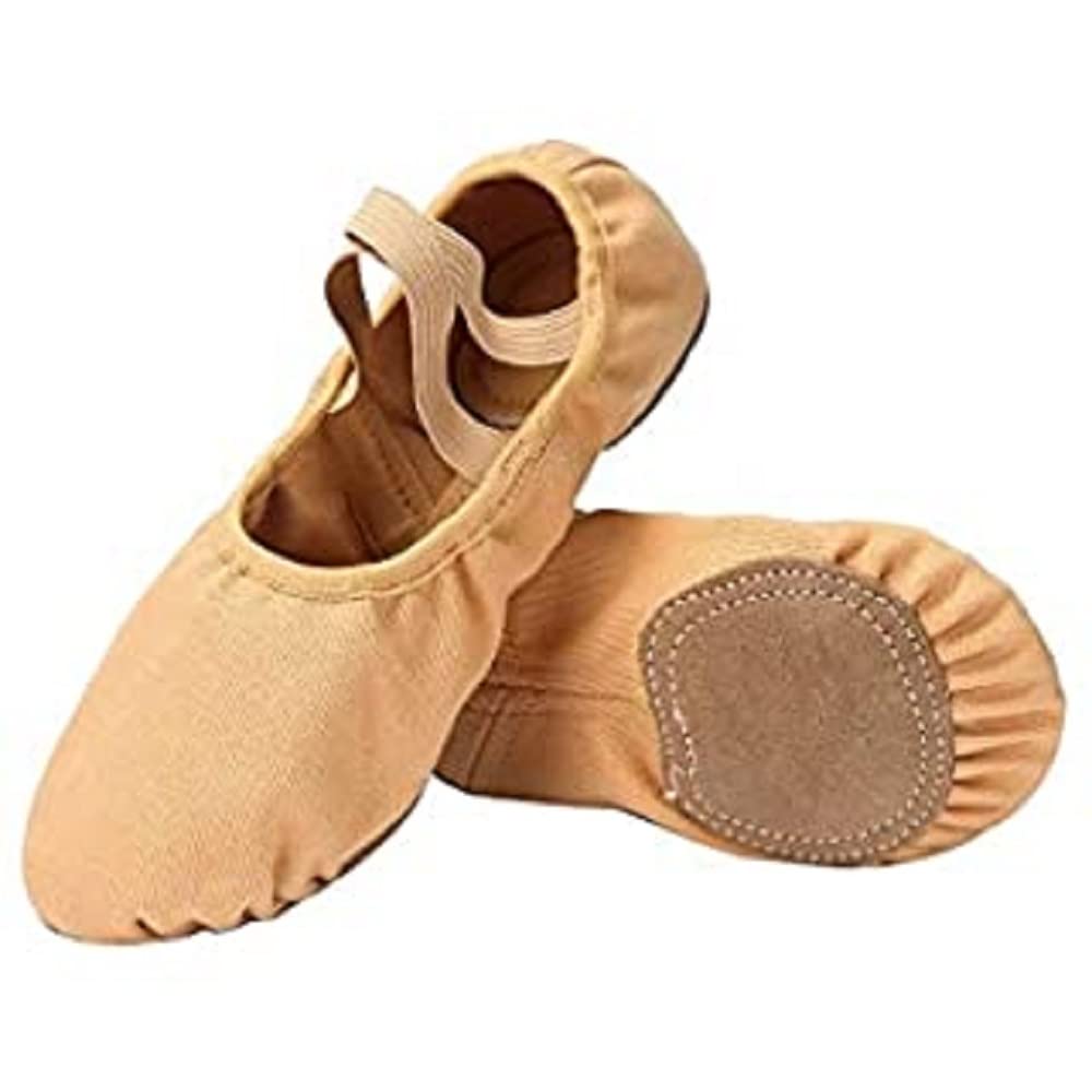 So Danca BA26 Canvas Split Sole Ballet Shoe (Medium 11.0L, CK Tan)