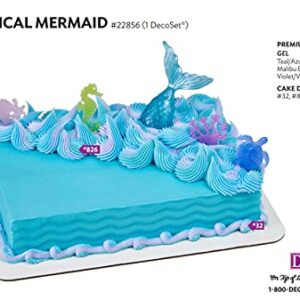 DecoPac Mystical Mermaid DecoSet Cake Topper, 1 SET, Mulitple