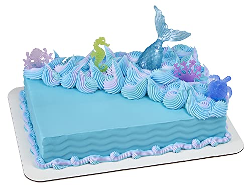 DecoPac Mystical Mermaid DecoSet Cake Topper, 1 SET, Mulitple