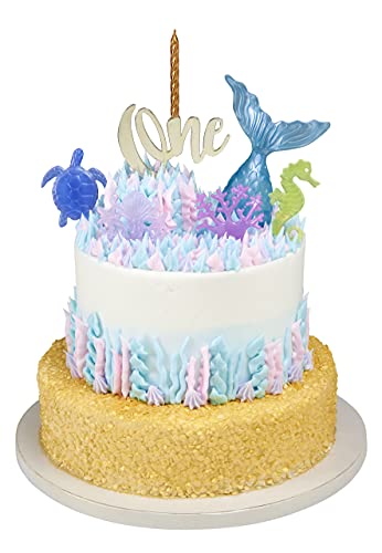 DecoPac Mystical Mermaid DecoSet Cake Topper, 1 SET, Mulitple