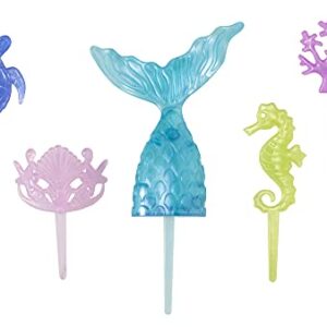 DecoPac Mystical Mermaid DecoSet Cake Topper, 1 SET, Mulitple