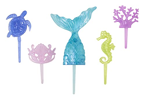 DecoPac Mystical Mermaid DecoSet Cake Topper, 1 SET, Mulitple