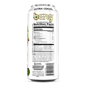 Bang Energy Cherry Blade Lemonade, Sugar-Free Energy Drink, 16-Ounce (Pack of 12)