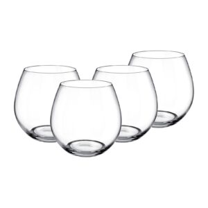 villeroy & boch entree juice stemless (set of 4), clear