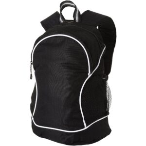 Bullet Boomerang Backpack (11.4 x 7.1 x 16.5 inches) (Solid Black/Royal Blue)