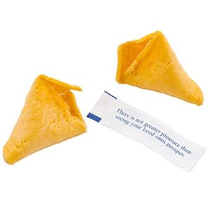 Fortune Cookies - Crisp Vanilla Cookies with Fun, Traditional Fortunes. 25 Wrapped Cookies