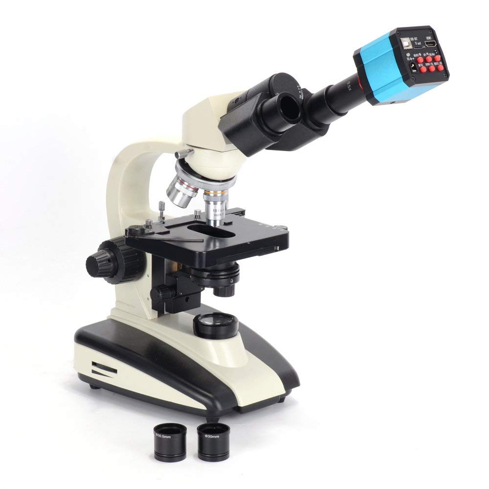 HAYEAR 14MP HDMI 1080P HD USB Digital Industry Microscope Camera TF Card Video Recorder 0.5X C Mount Eyepiece Lens 30mm/30.5mm Adapter