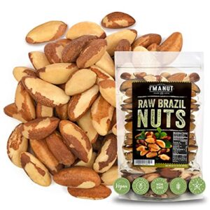 raw brazil nuts 32oz (2 lb) distinct and superior to organic | no ppo non gmo batch tested gluten & peanut free herbicides or pesticides vegan keto friendly large, fresh resealable bag.