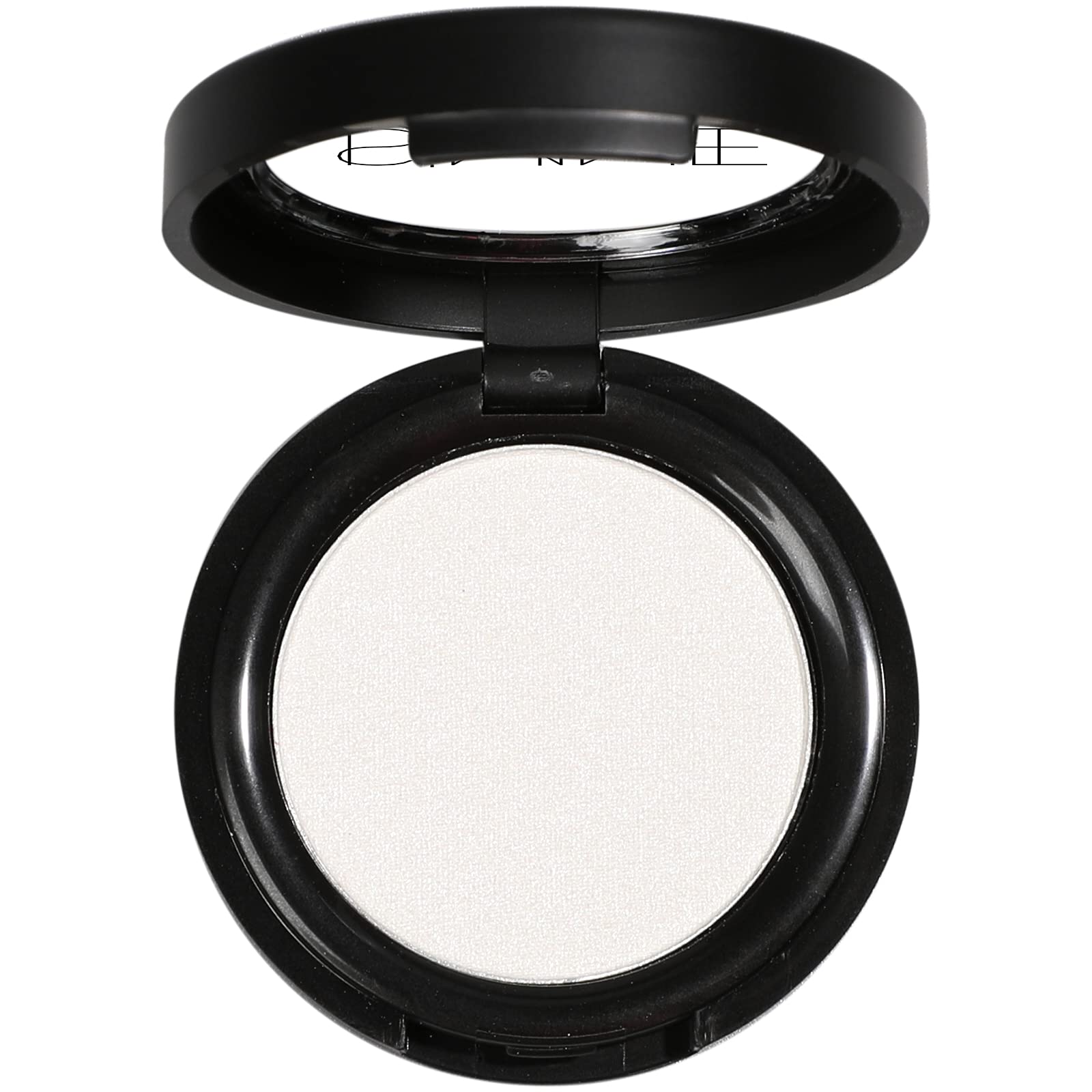 ISMINE Single Eyeshadow Powder Palette Shimmer Pearl White, High Pigment, Longwear Single White Eye Makeup for Day & Night (#01)