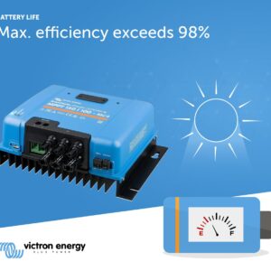 Victron Energy SmartSolar MPPT MC4 150V 100 amp 12/24/36/48-Volt Solar Charge Controller (Bluetooth)