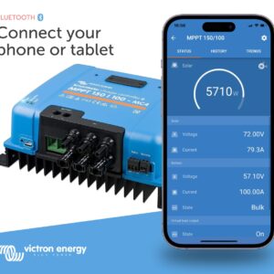 Victron Energy SmartSolar MPPT MC4 150V 100 amp 12/24/36/48-Volt Solar Charge Controller (Bluetooth)