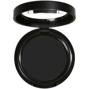 ismine single black matte eyeshadow powder palette high pigment, longwear, intense color best black eyeshadow