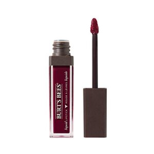 burt's bees 100% natural glossy liquid lipstick, wine waters, 1 tube