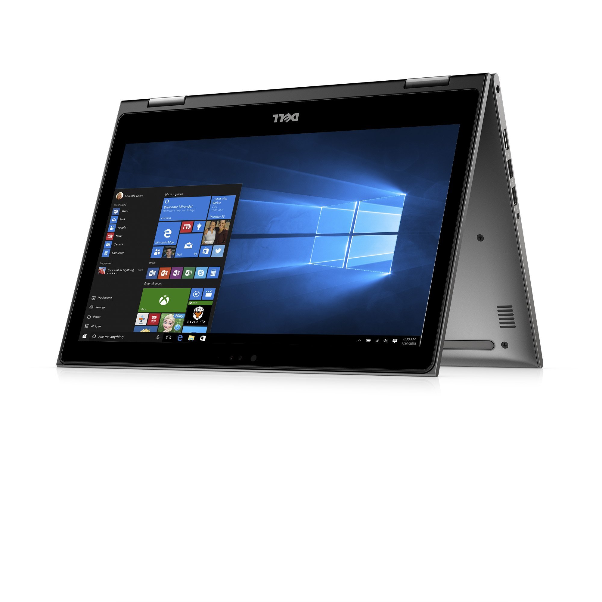 Dell Inspiron i5378-7171GRY 13.3 FHD 2-in-1 (7th Generation Intel Core i7, 8GB, 256GB SSD) Microsoft Signature Image (Renewed)