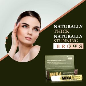 MINA iBrow Nourishing oil Stimulate Growth For Eyebrow, Eye Lashes, Hair, Skin Moisturizer(10 Ml)