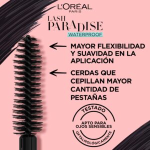 L'Oreal Paris Paris Paradise Mascara Waterproof, Black