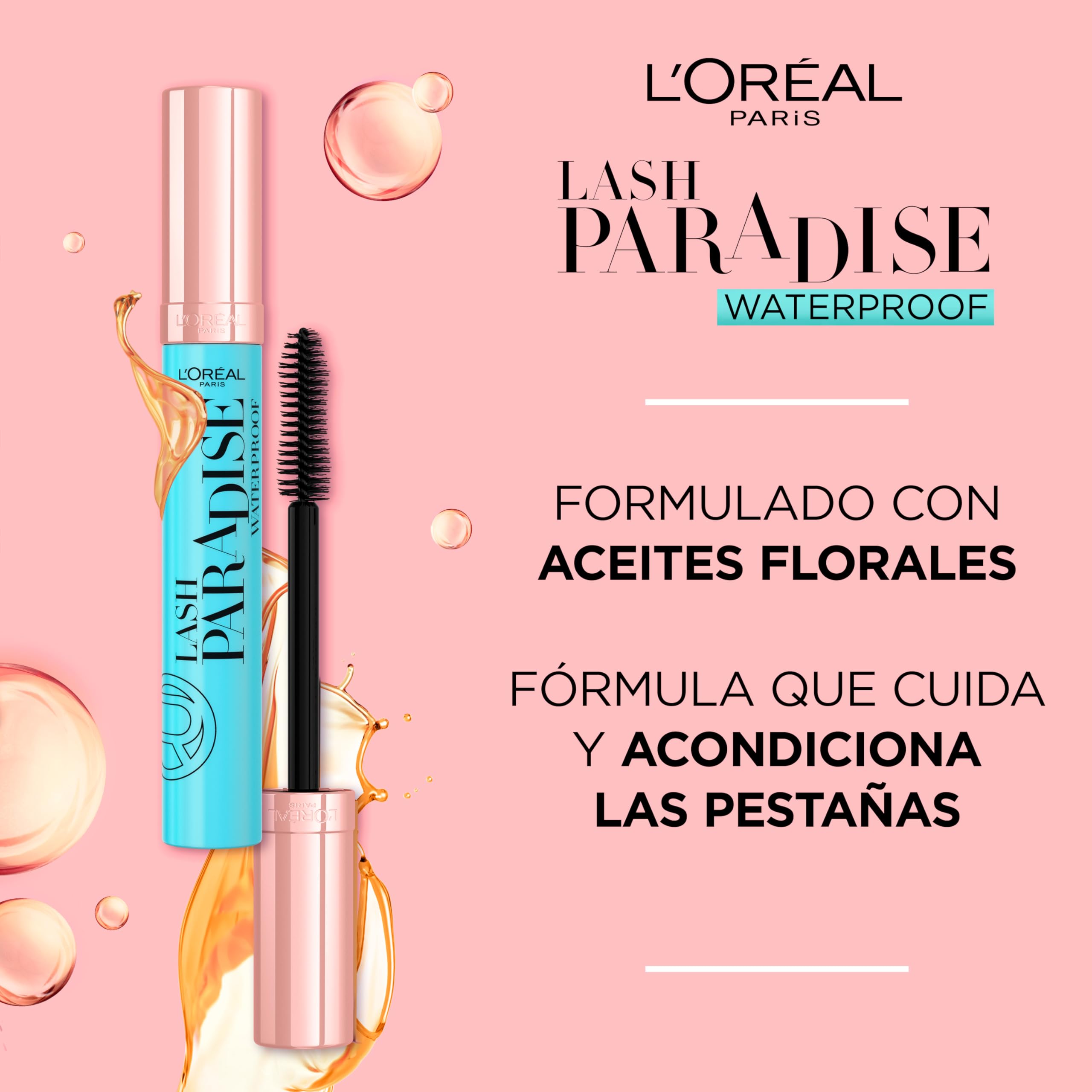 L'Oreal Paris Paris Paradise Mascara Waterproof, Black