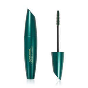 covergirl flourish blast mascara, deep conditioning, very black 800, 0.4 ounces,mascara, volume mascara, volume & length mascara, lengthening mascara, no clumping or smudging