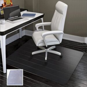 sharewin large office chair mat for hard floors - 59''x47'',heavy duty clear wood/tile floor protector pvc transparent by sharewin