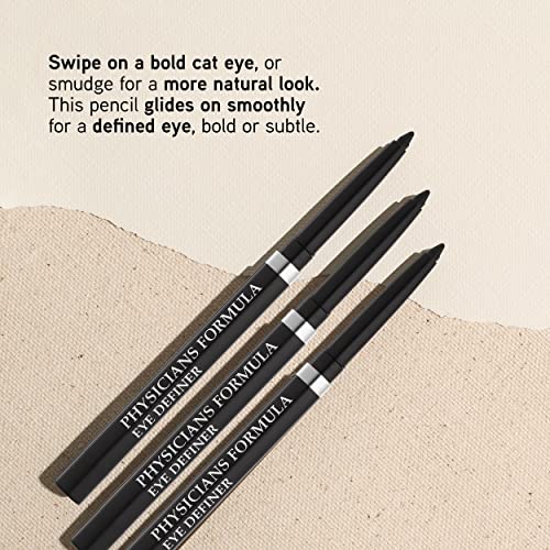 Physicians Formula Eye Definer Automatic Eyeliner Pencil Ultra Black | Dermatologist Tested, Clinicially Tested