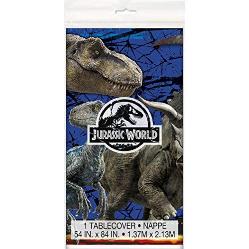 Unique Jurassic World Plastic Party Tablecloth, 84" x 54"