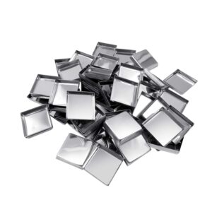 allwon 56 pack empty square metal pans for eyeshadow palette magnetic makeup palette (26mm)