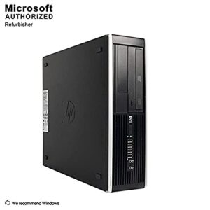 HP Elite 6300 SFF Small Form Factor Business Desktop Computer, Intel Quad-Core i7-3770 up to 3.9Ghz CPU, 16GB RAM, 256GB SSD, DVD, USB 3.0, Windows 10 Professional (Renewed)