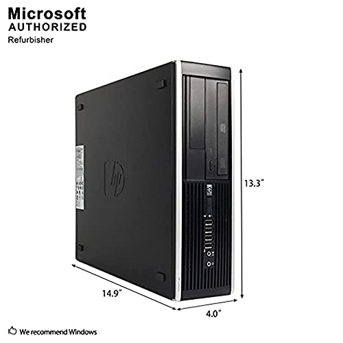 HP Elite 6300 SFF Small Form Factor Business Desktop Computer, Intel Quad-Core i7-3770 up to 3.9Ghz CPU, 16GB RAM, 256GB SSD, DVD, USB 3.0, Windows 10 Professional (Renewed)