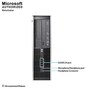 HP Elite 6300 SFF Small Form Factor Business Desktop Computer, Intel Quad-Core i7-3770 up to 3.9Ghz CPU, 16GB RAM, 256GB SSD, DVD, USB 3.0, Windows 10 Professional (Renewed)