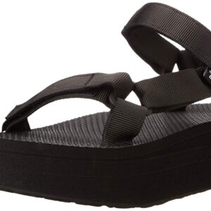 Teva Women's Flatform Universal Black 9 M