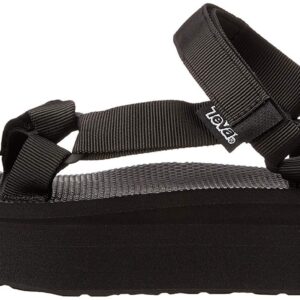 Teva Women's Flatform Universal Black 9 M