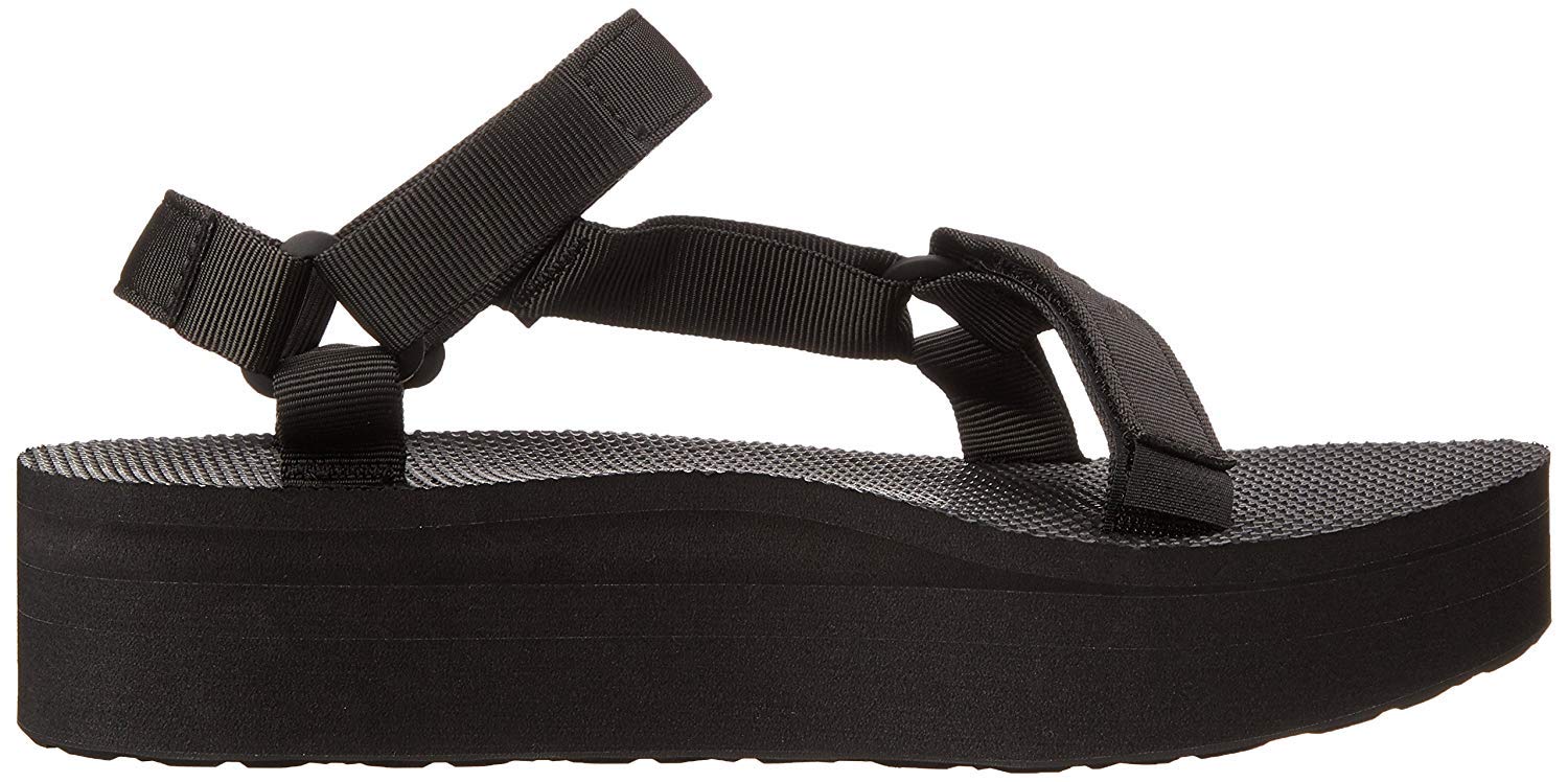 Teva Women's Flatform Universal Black 9 M