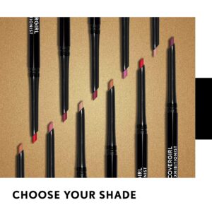 COVERGIRL - Exhibitionist All-Day Lip Liner, Retractable Tip, Easy application, Smudge, Transfer, Mask - Proof, 100% Cruelty-Free