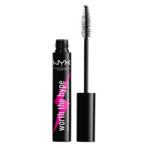 nyx professional makeup worth the hype volumizing & lengthening mascara, black