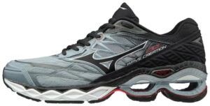 mizuno women's wave creation 20, sky gray/silver, 8 b us