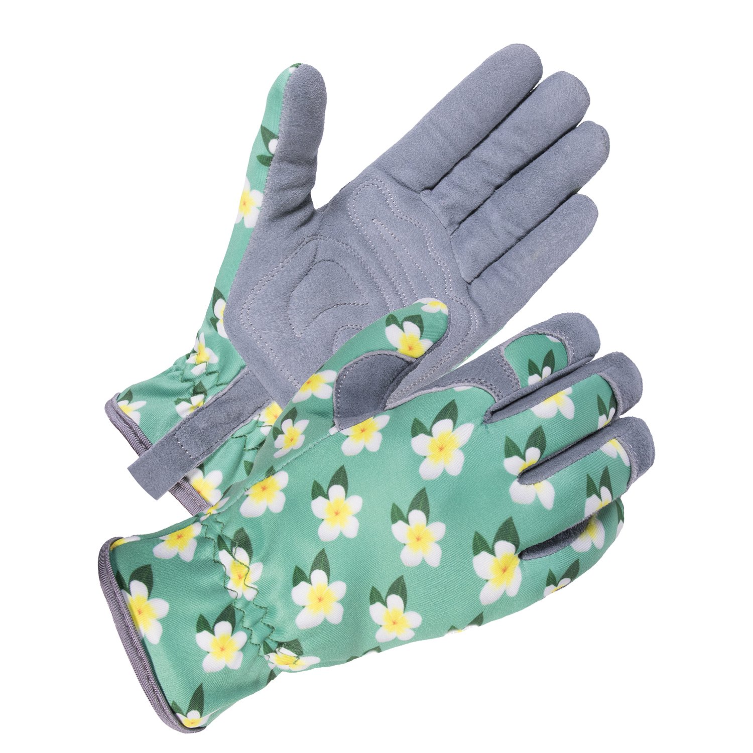 SKYDEER Womens Gardening Gloves with Super Soft Deerskin Leather Suede (SD6611/M)